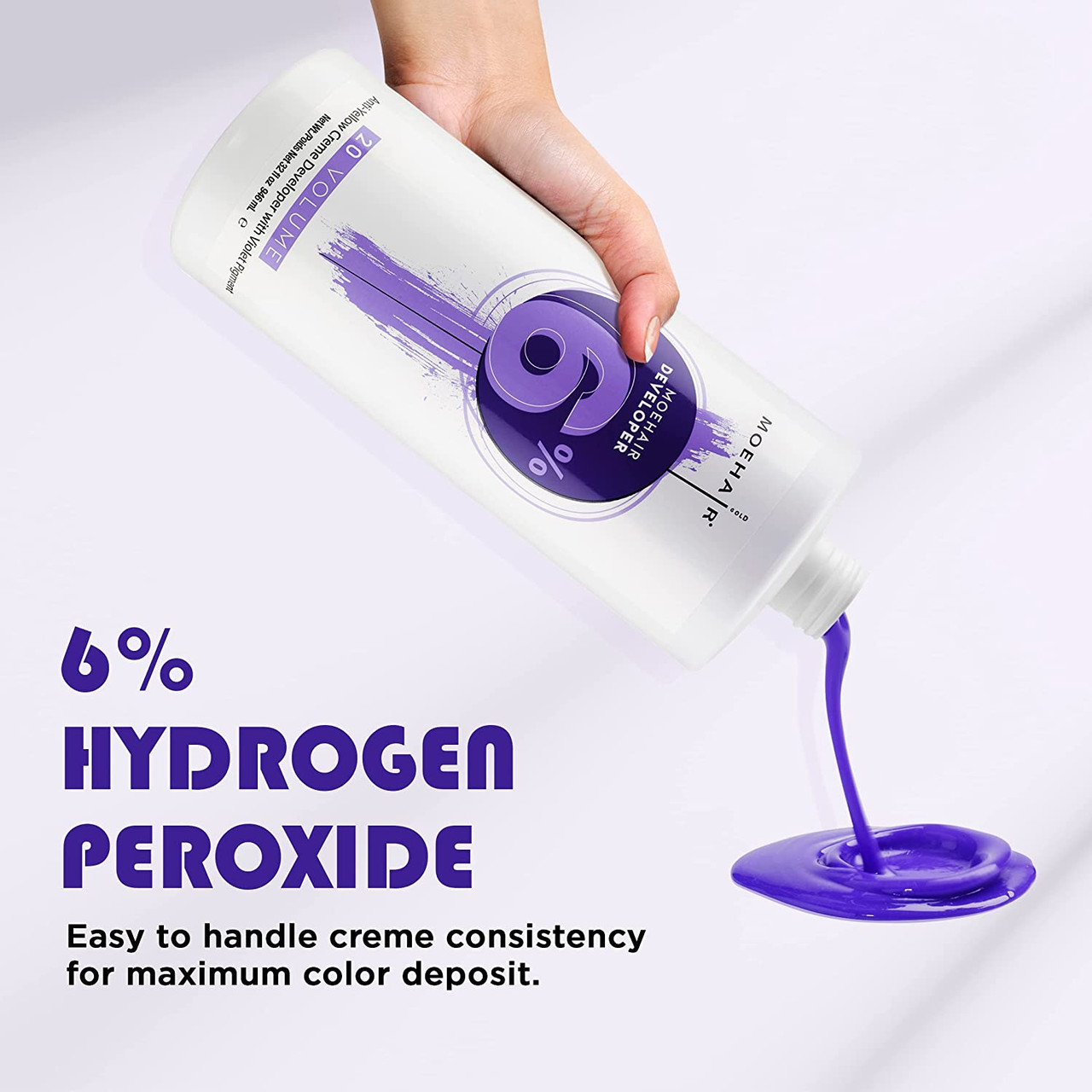 Moehair - Developer creme - hydrogen peroxide, Professional developer ...