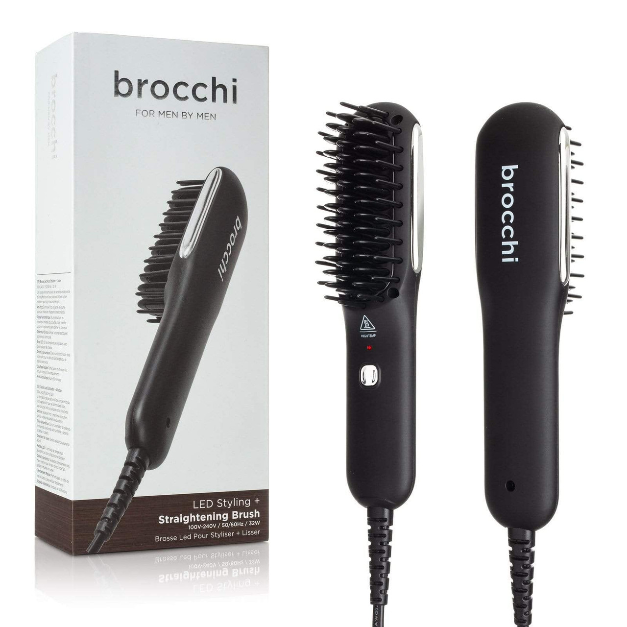BROCCHI - Beard Styling Straightening Brush - Beauty Bridge