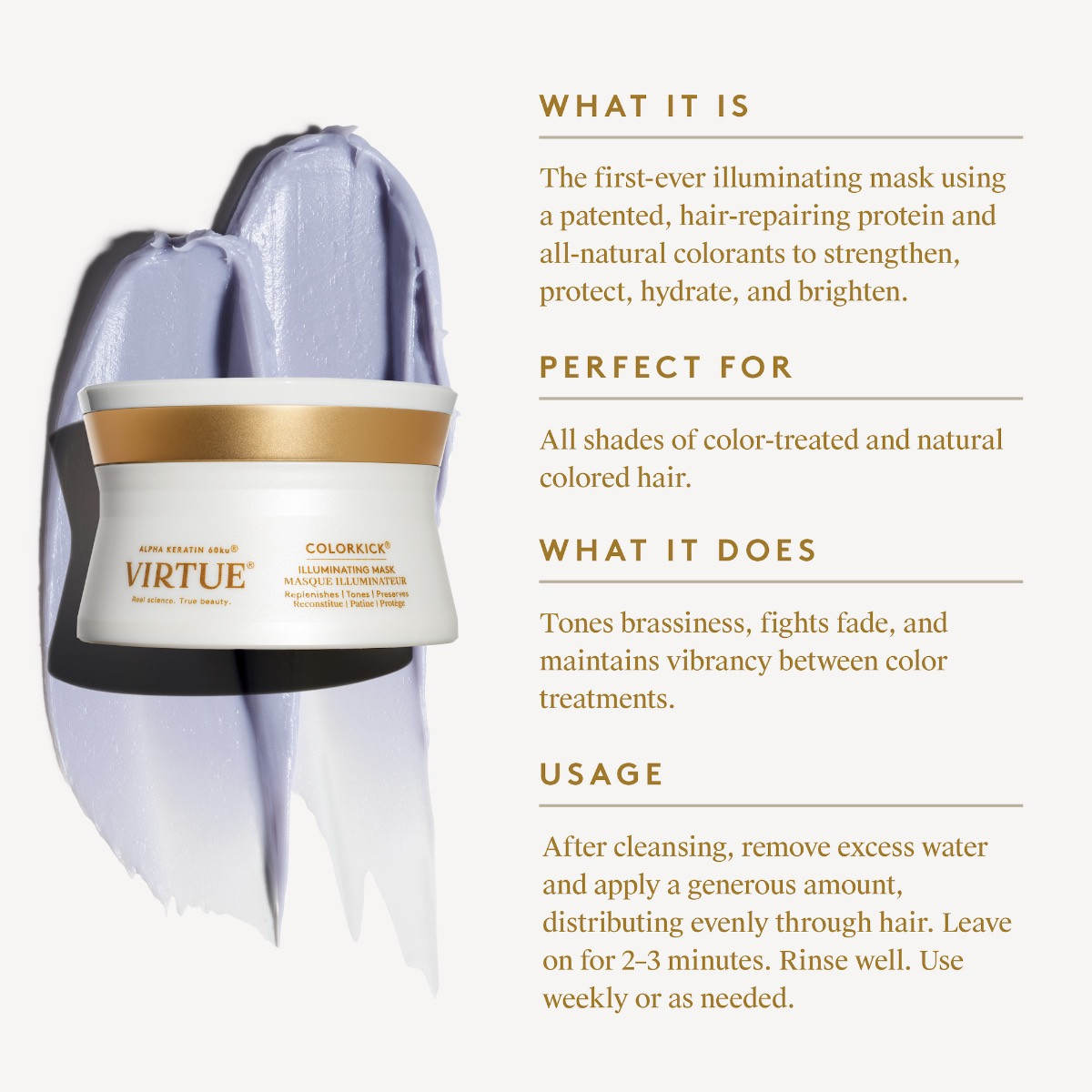 VIRTUE - ColorKick Illuminating Mask 5 oz. - Beauty Bridge