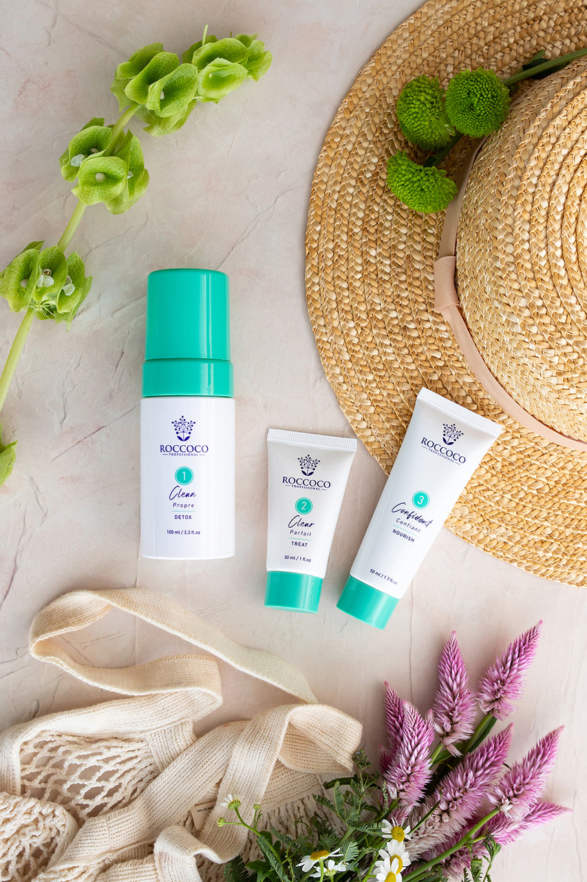 Roccoco Botanicals - Clean, Clear, Confident - Teen Line Kit - Beauty ...