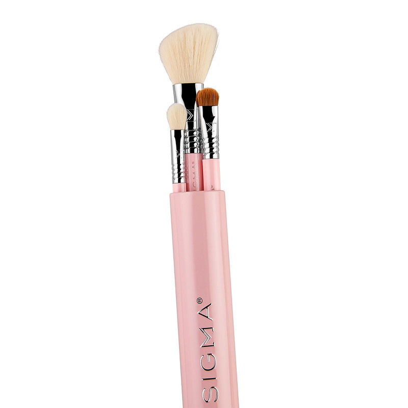 Sigma Beauty - Essential Trio Brush Set - Pink - Beauty Bridge