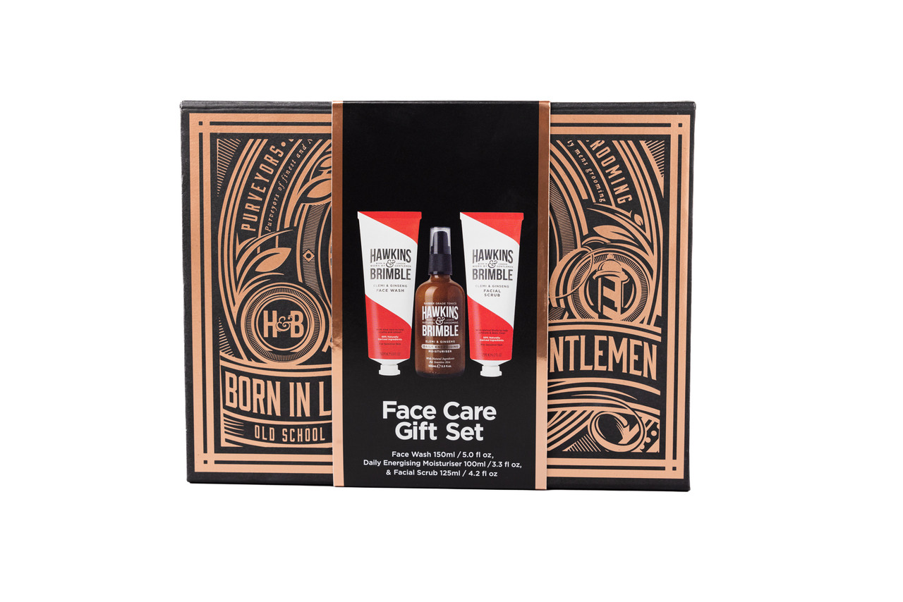 Hawkins & Brimble - Face Care Gift Set Box (Daily Moisturiser, Facial ...