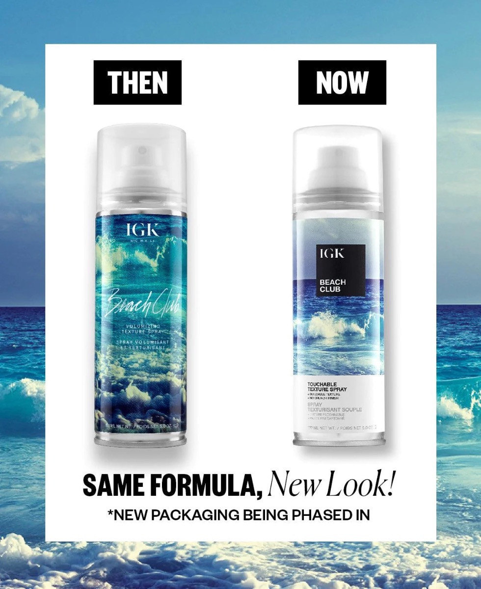 IGK - Beach Club Touchable Texture Spray 5 oz. - Beauty Bridge