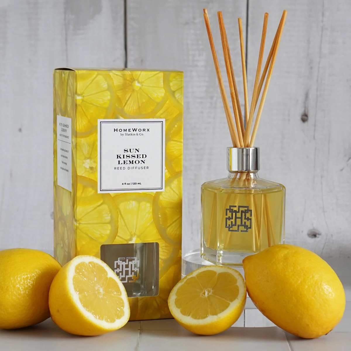 HomeWorx - Sun Kissed Lemon Reed Stick Diffuser 4 oz. - Beauty Bridge