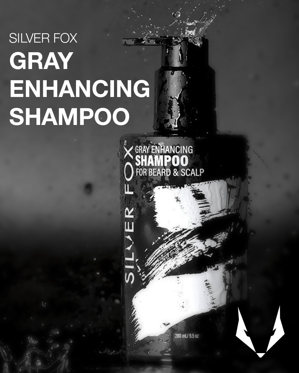 Godefroy - Silver Fox Beard and Scalp Shampoo for Gray Hair - Beauty Bridge