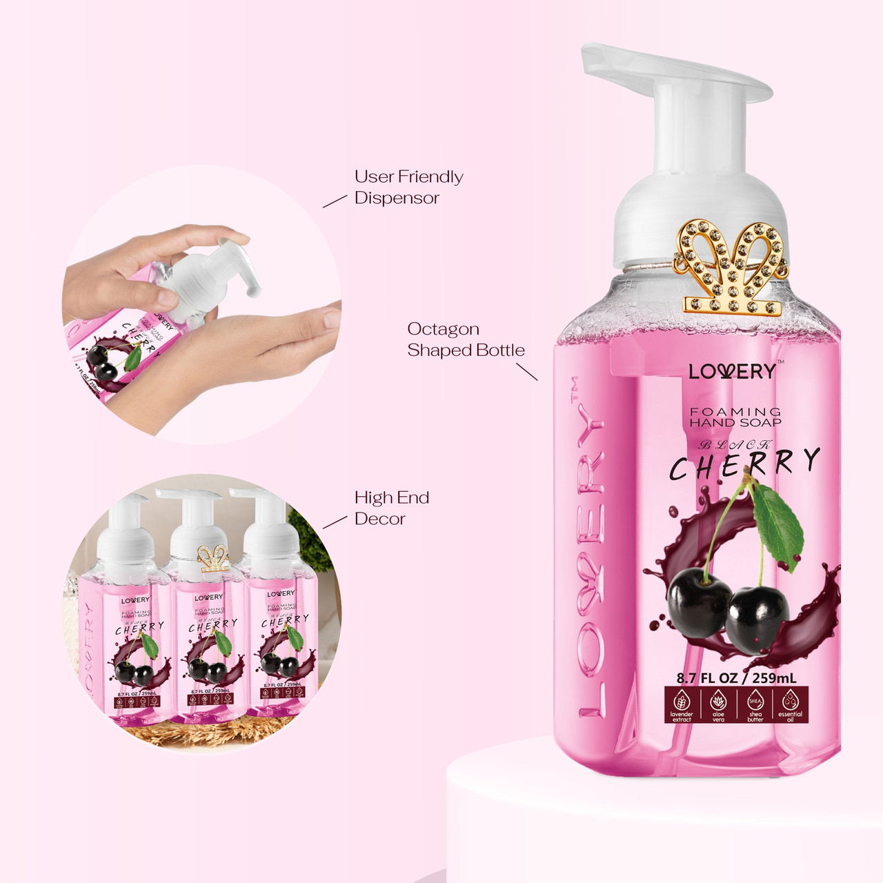 Lovery - Lovery Foaming Hand Soap - Pack of 3 - Moisturizing Hand Soap ...