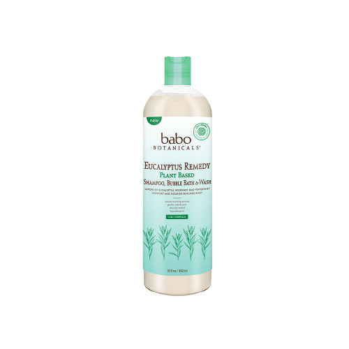 babo BOTANICALS - Eucalyptus Remedy Plant Based Shampoo, Bubble Bath ...