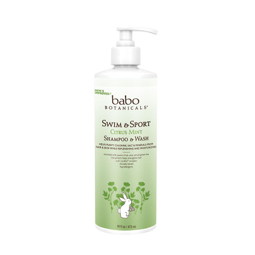 babo BOTANICALS - Swim & Sport Citrus Mint Shampoo & Wash 16 oz ...