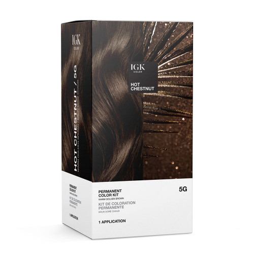 IGK - Permanent Color Kit - Hot Chestnut 5G - Beauty Bridge