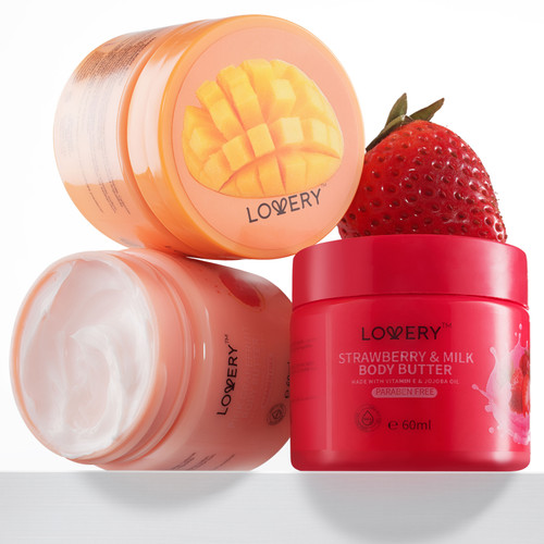 Lovery - Whipped Body Butter Creams in Mango, Pink Grapefruit ...