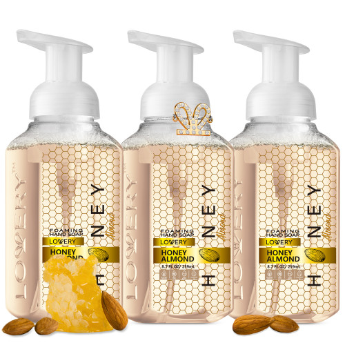 Lovery - Lovery Foaming Hand Soap - Honey Almond - Pack of 3 with Free ...