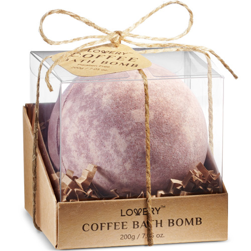Lovery - Coffee Handmade Bath Bomb, 7oz Extra Large Spa Body Care Ball ...
