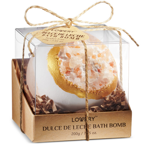 Lovery - Handmade Dulce De Leche Bath Bomb, Extra Large Body Care Spa ...
