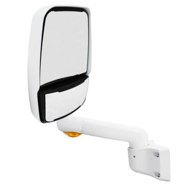 714433 Velvac RV Motorhome White Driver Mirror 9" Radius Base, 10" Arm ...