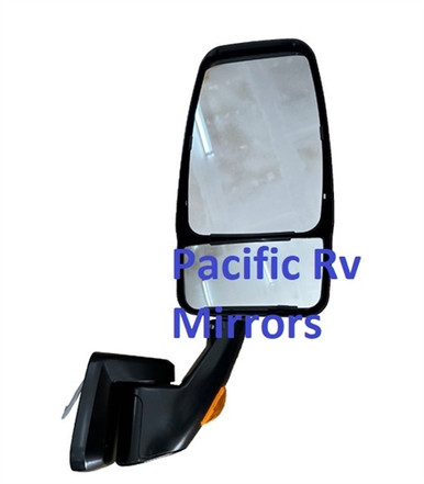 715266 Velvac RV Black Passenger Mirror Revolution Fold-A-Way Base with ...