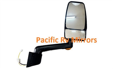 715396 Velvac RV Motorhome Black Passenger Mirror Special Radius Base ...