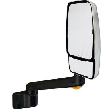 715702 Velvac RV Motorhome Chrome/Black Passenger Mirror Special base ...