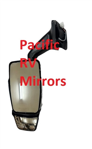 715747 Velvac RV Motorhome Black Driver Inverted Mirror