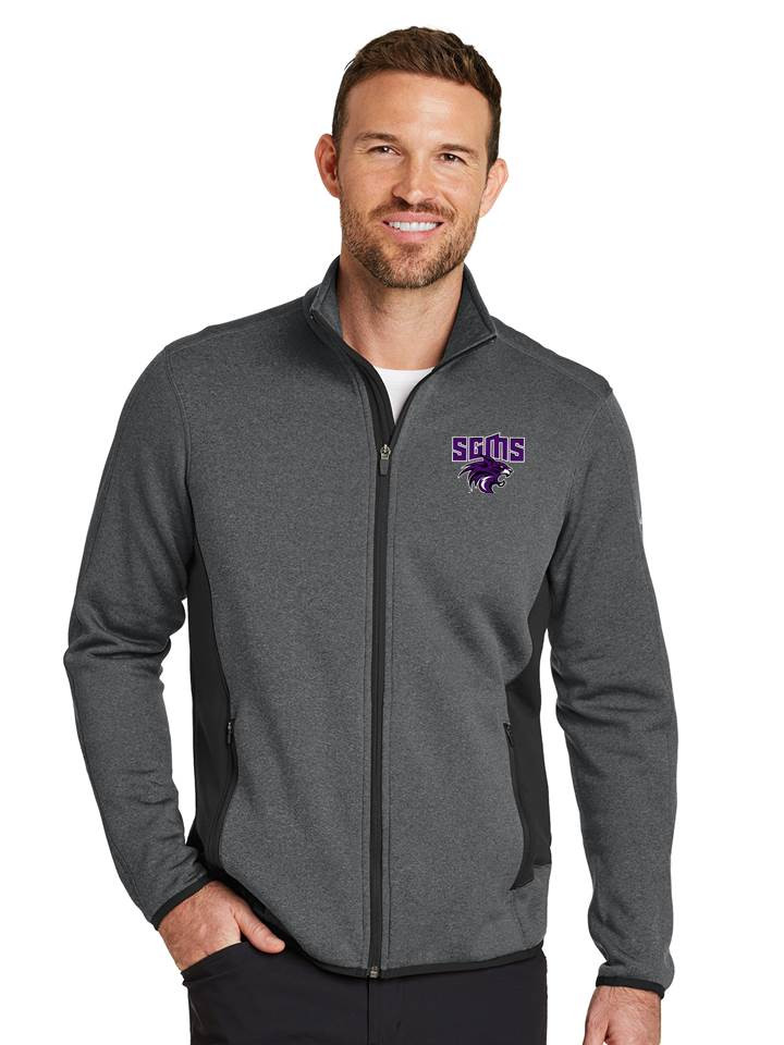 Fleece stretch jacket with embroidered SGMS logo - Educational ...