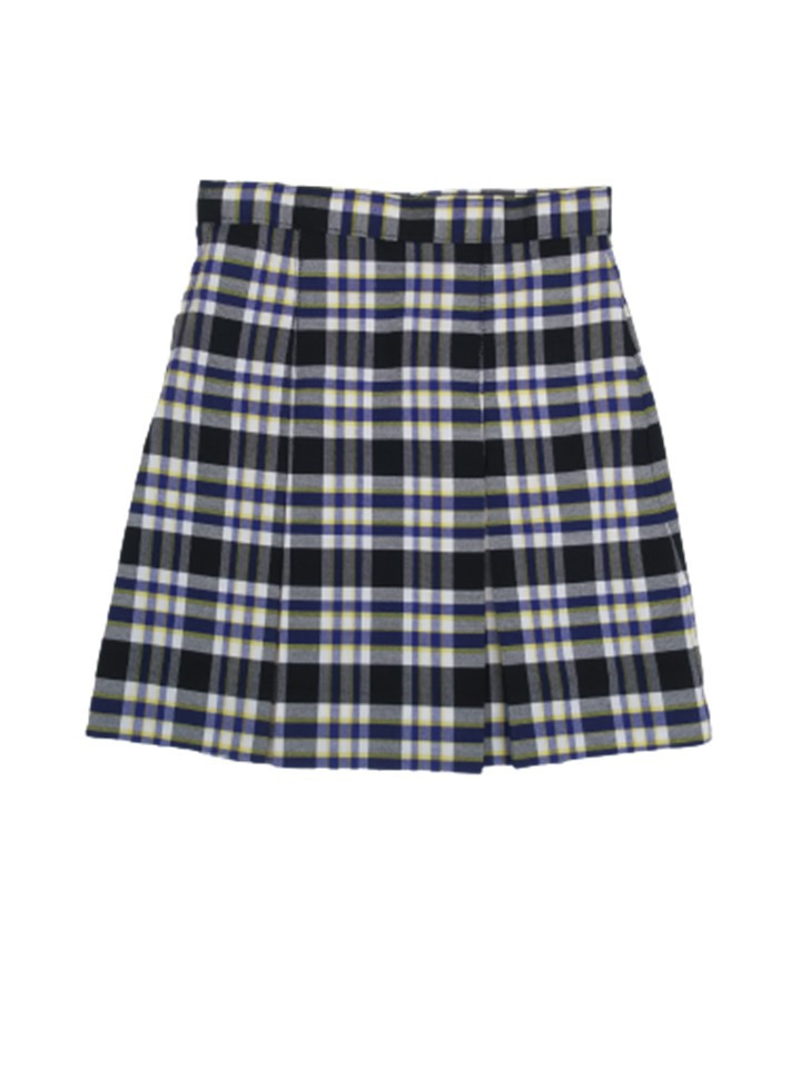 Plaid 2M - Girls Skirt - Center Box Pleat - Educational Outfitters - Denver