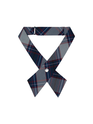 K-8th Grade Girls Crossover Tie Plaid 82 - Educational Outfitters - Denver