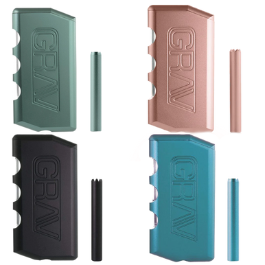 GRAV Aluminum Dugout | One-Hitter Kit | 3.75" Portable