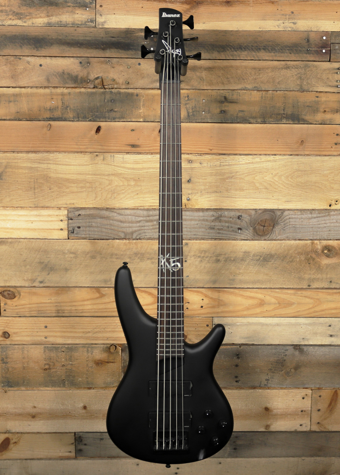 Ibanez K5 Fieldy Signature 5-String Bass Flat Black