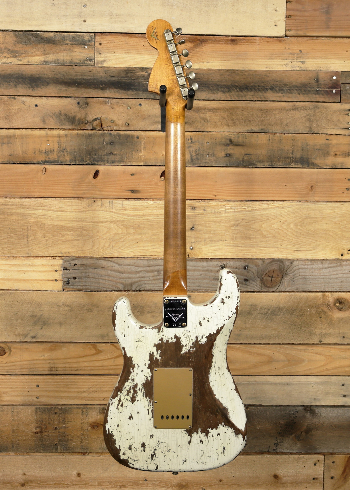 Fender Custom Shop Roasted Big Head Strat Electric Guitar Aged White ...