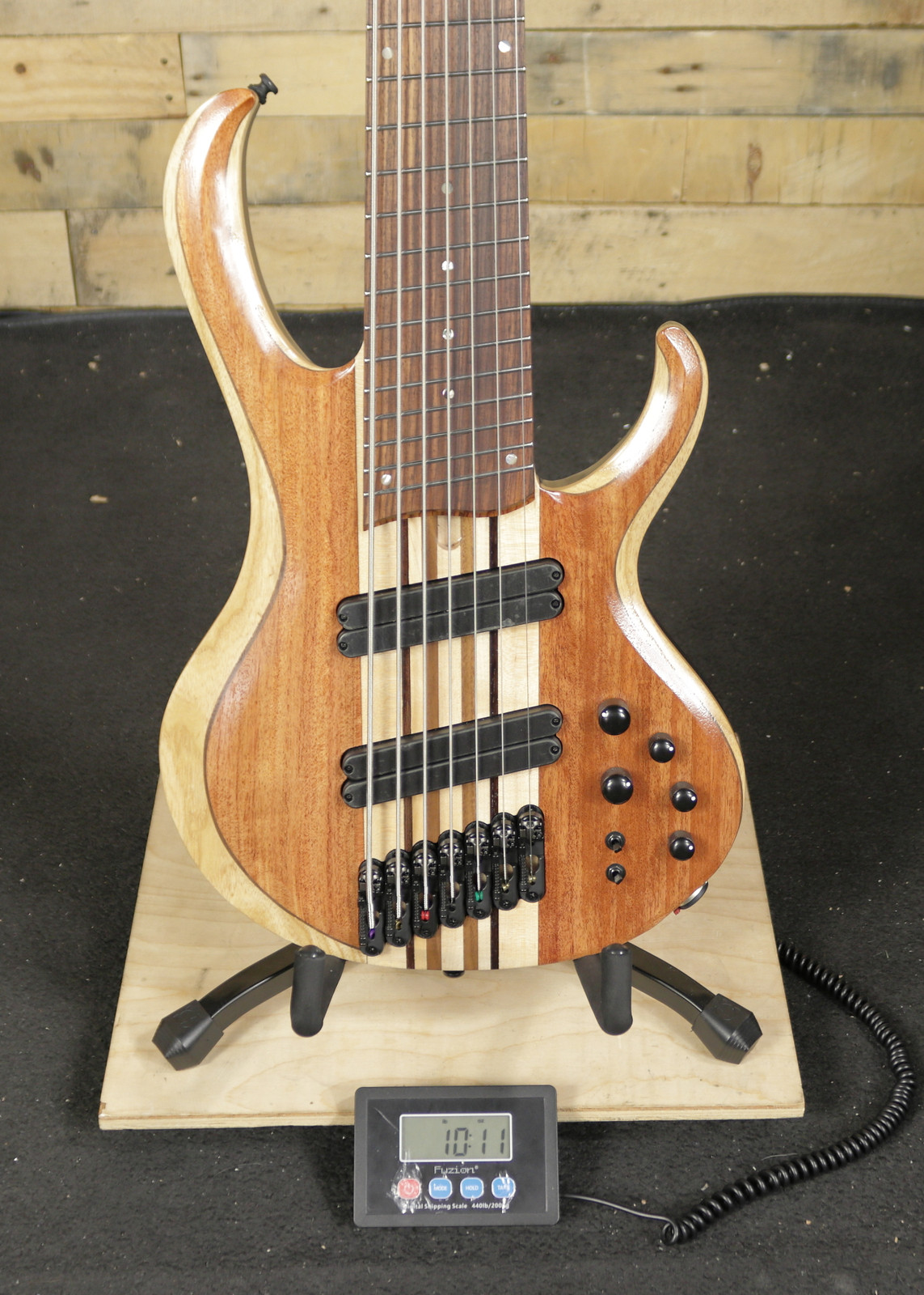 Ibanez Bass Workshop BTB7MS Multi-Scale 7-String Bass Natural Mocha