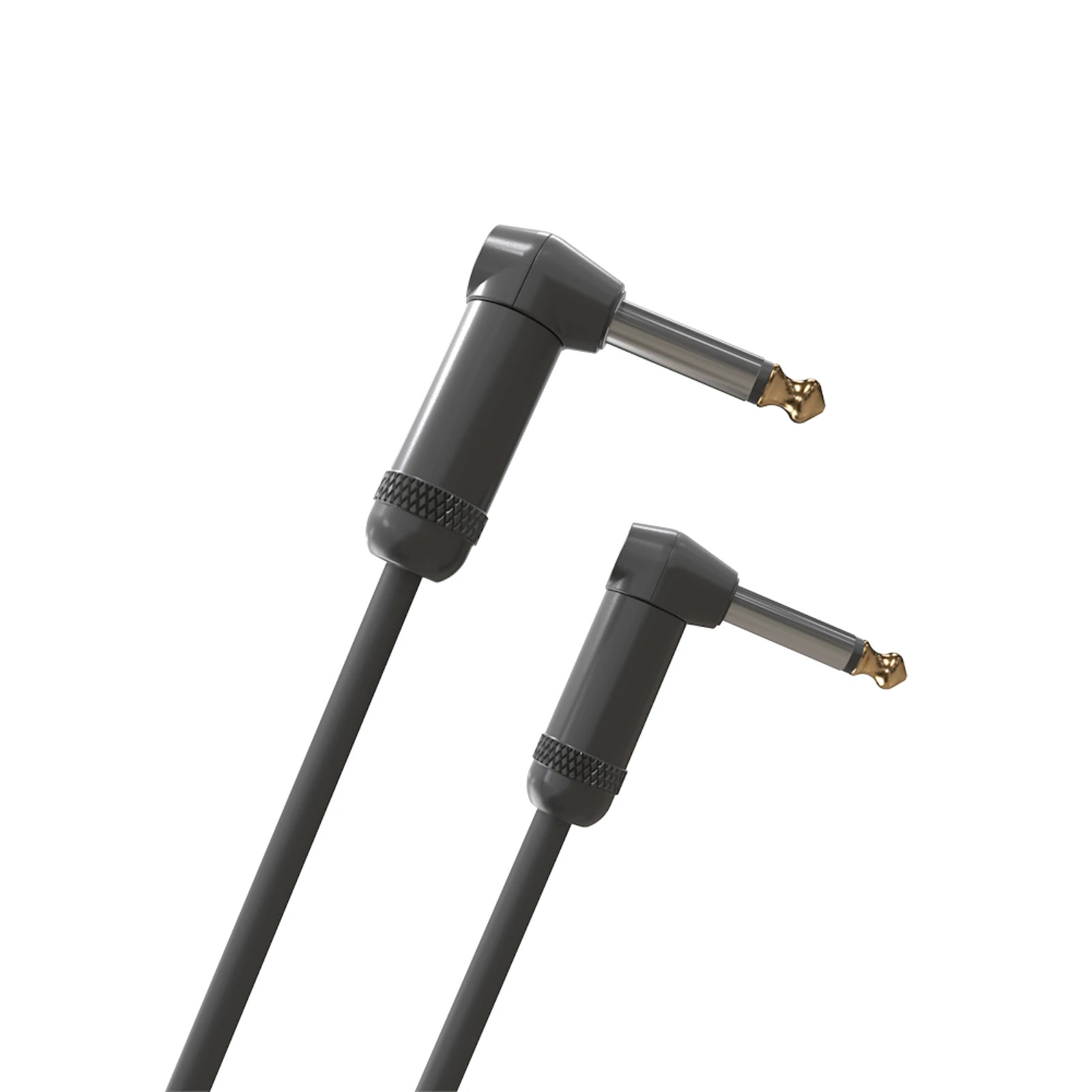 D'Addario American Stage 10ft Instrument Cable Right-Angle to Right-Angle