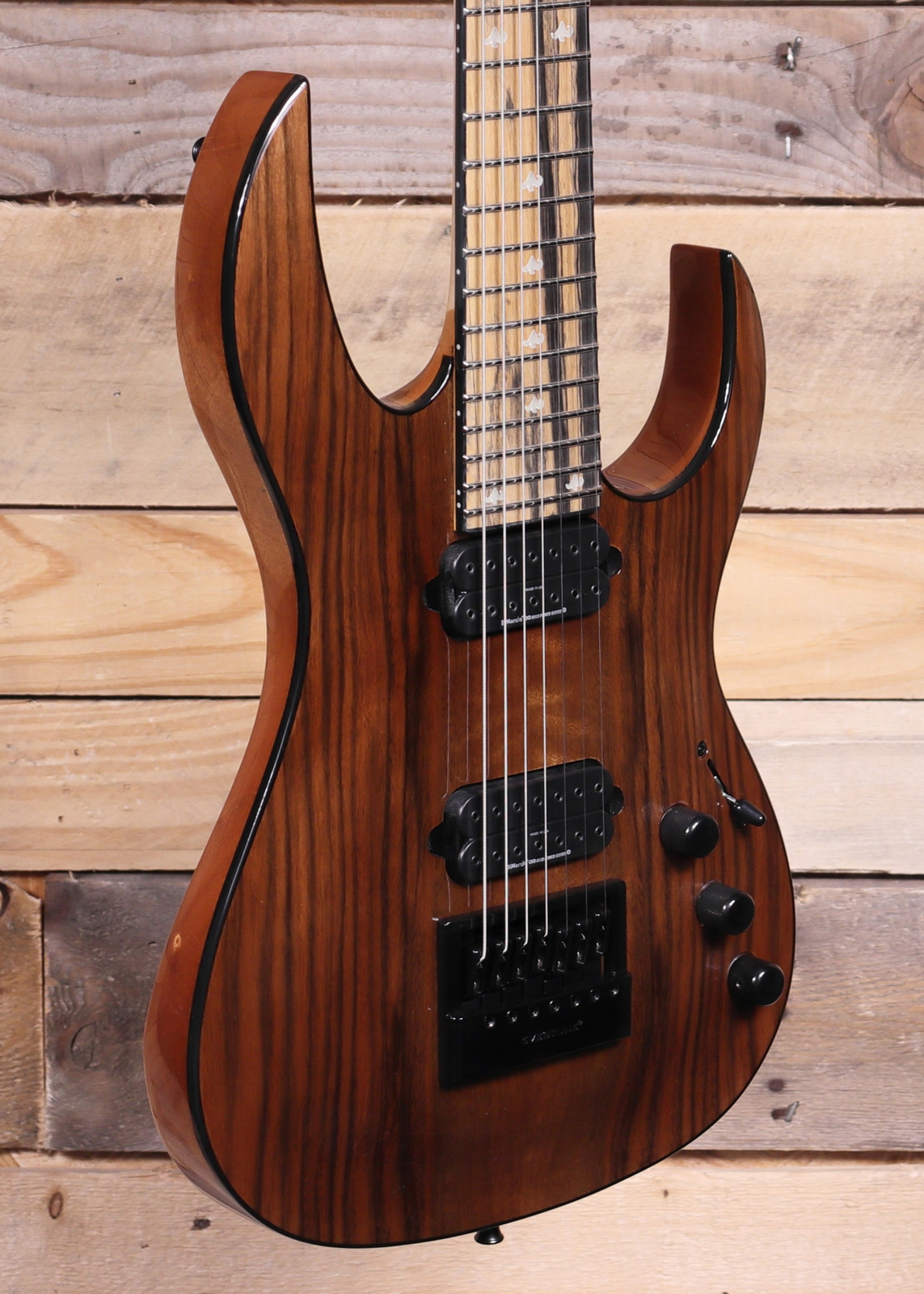 BC Rich Shredzilla 7 Prophecy Archtop 7-String Electric Guitar Walnut w ...