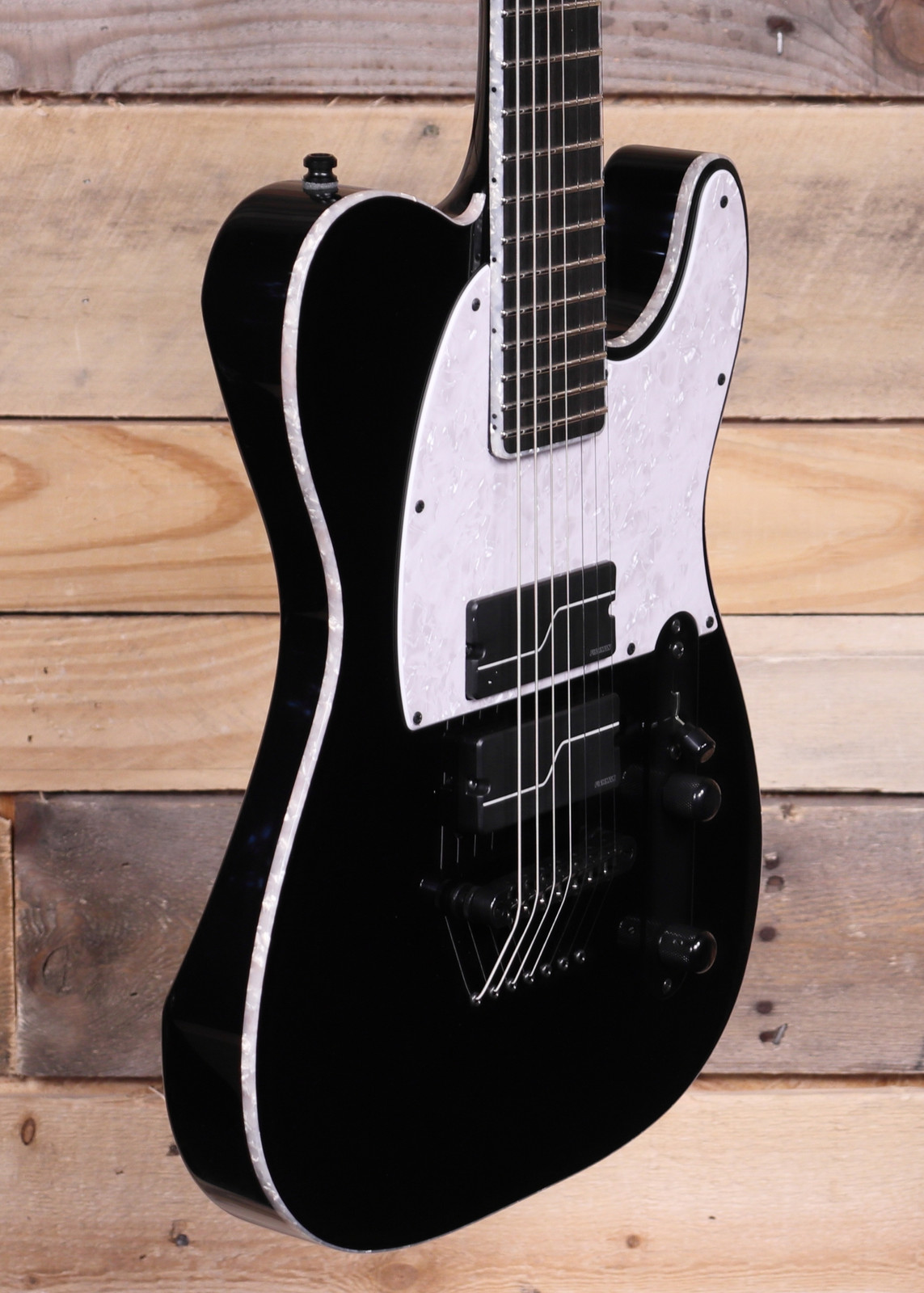 ESP Stephen Carpenter Signature STEF-T7B 7-String Electric Guitar Black ...