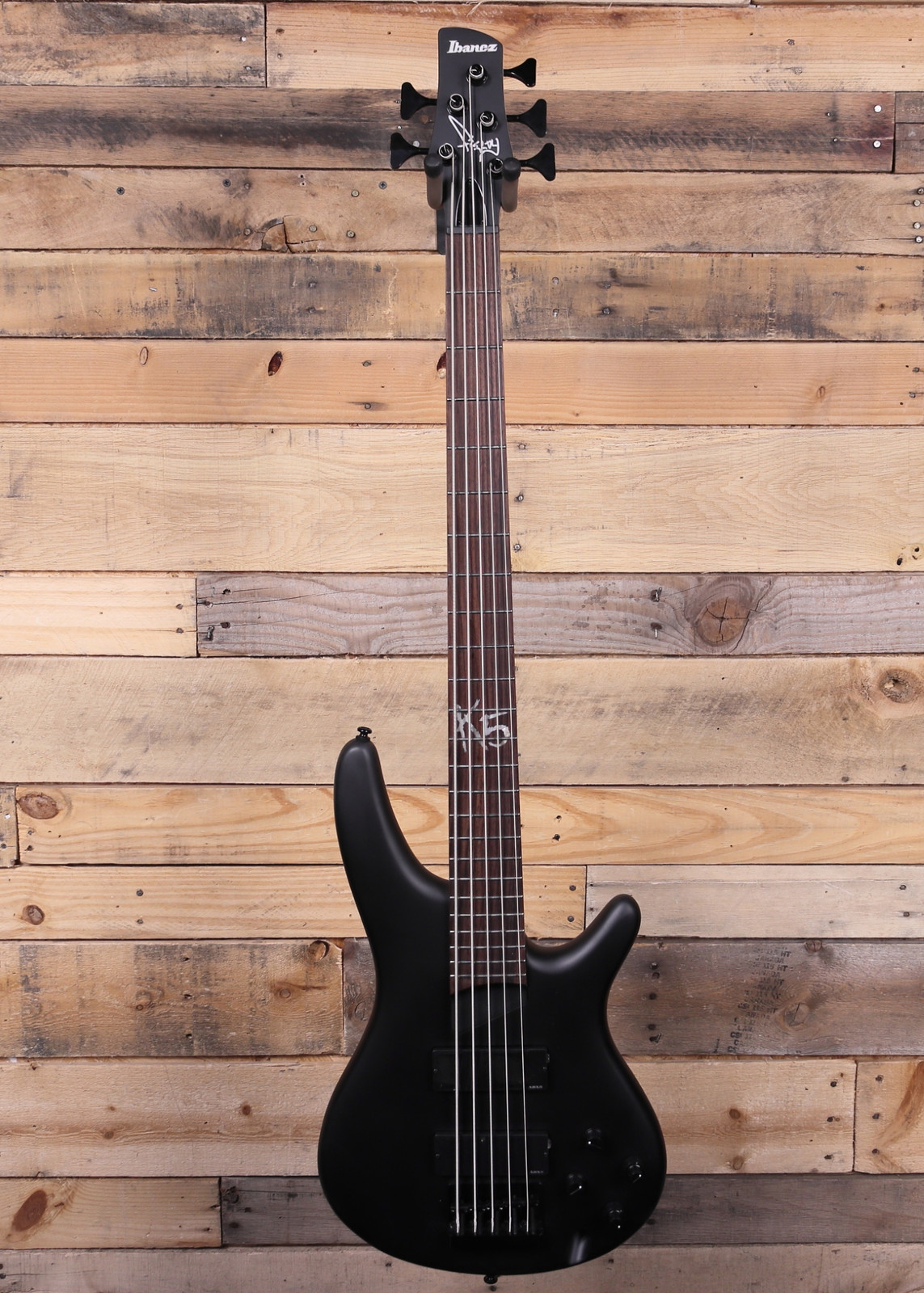 Ibanez K5 Fieldy Signature 5-String Bass Flat Black