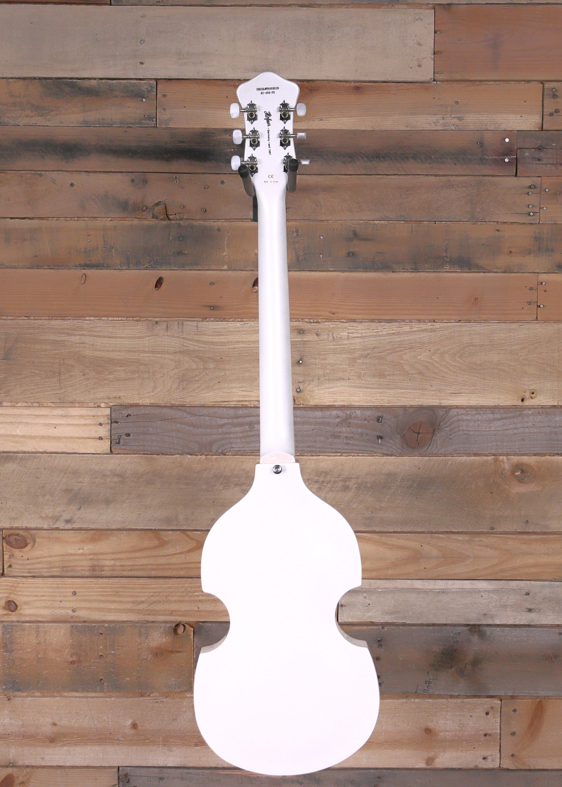 Hofner HI-459-PE Pro Ignition Violin Guitar Pearl White