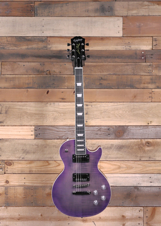 Epiphone Les Paul Modern Figured Electric Guitar Purple Burst w/ Gigbag
