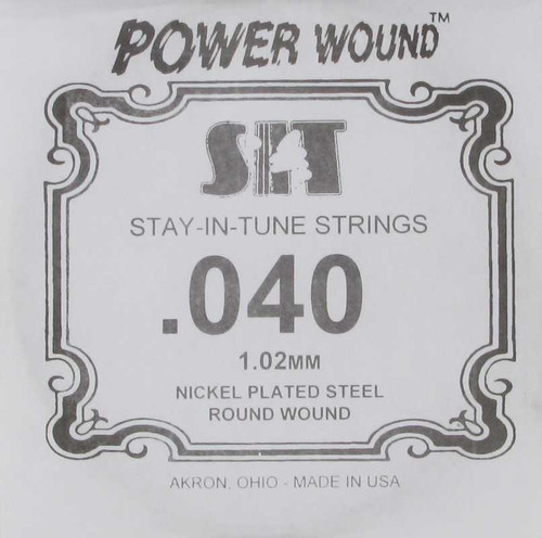 SIT Single String - Nickel Wound 040 (Powerwound)