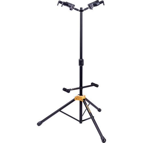 HERCULES Dual Guitar Stand - w/ Auto Grip System & Foldable Yoke
