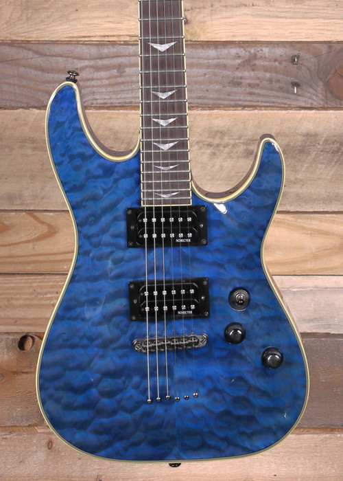 Schecter Omen Extreme-6 Electric Guitar Trans Ocean Blue "Excellent ...