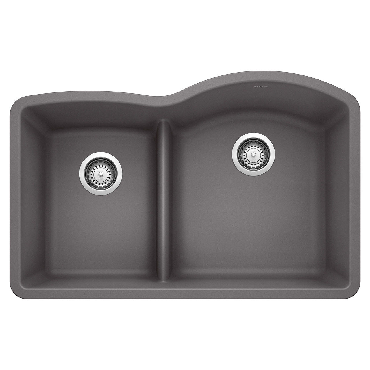 Blanco 441600 Diamond 1.75 Low Divide Undermount Reverse - Cinder