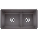 Blanco 442521 Precis 1.75 Low Divide Undermount - Cinder