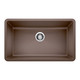Blanco 440147 Precis Super Single Bowl: Cafe Brown Undermount Kitchen Sink