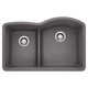 Blanco 441600 Diamond 1.75 Low Divide Undermount Reverse - Cinder