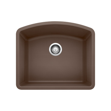 Blanco 440172 Diamond Single Bowl Silgranit II: Cafe Brown Undermount ...