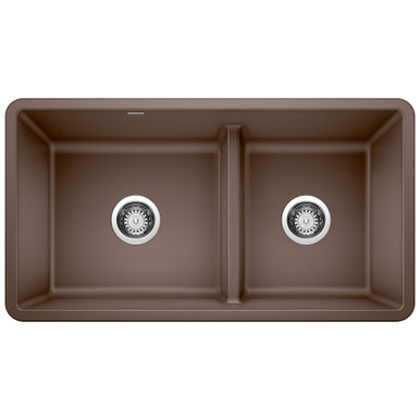 Blanco 442528 PRECIS 1.75 Low Divide Undermount - Cafe Brown