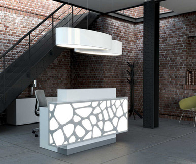 ORGANIC DOUBLE RECEPTION DESK by MDD | Mod-Envy Furnishings