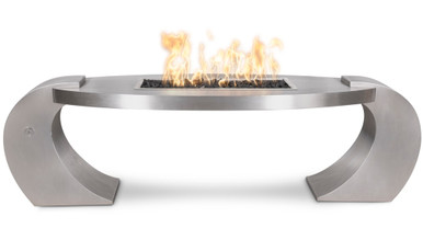 VERNON FIRE PIT - Stainless Steel - 86″ by The Outdoor Plus | Mod-Envy ...