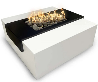 GALLAWAY BLACK & WHITE FIRE PIT - Powder Coated - 60″ by The Outdoor ...