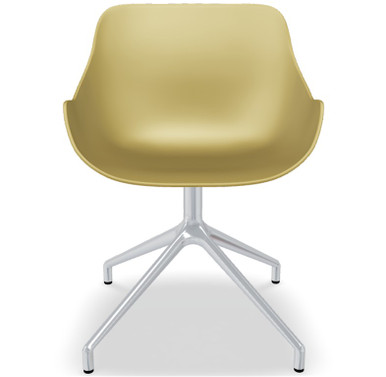 BALTIC BASIC SWIVEL CHAIR w/ POLISHED ALUMINUM BASE - BL1PP19 by MDD | Mod-Envy Furnishings