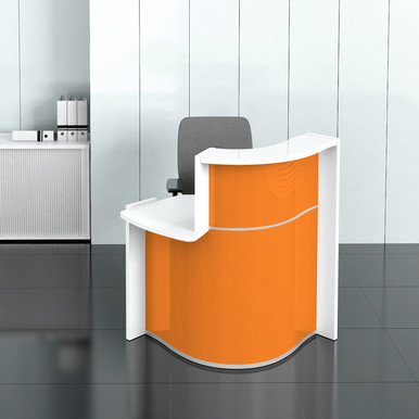 WAVE RECEPTION DESK LUV49P - 33 6/8" by MDD | Mod-Envy Furnishings