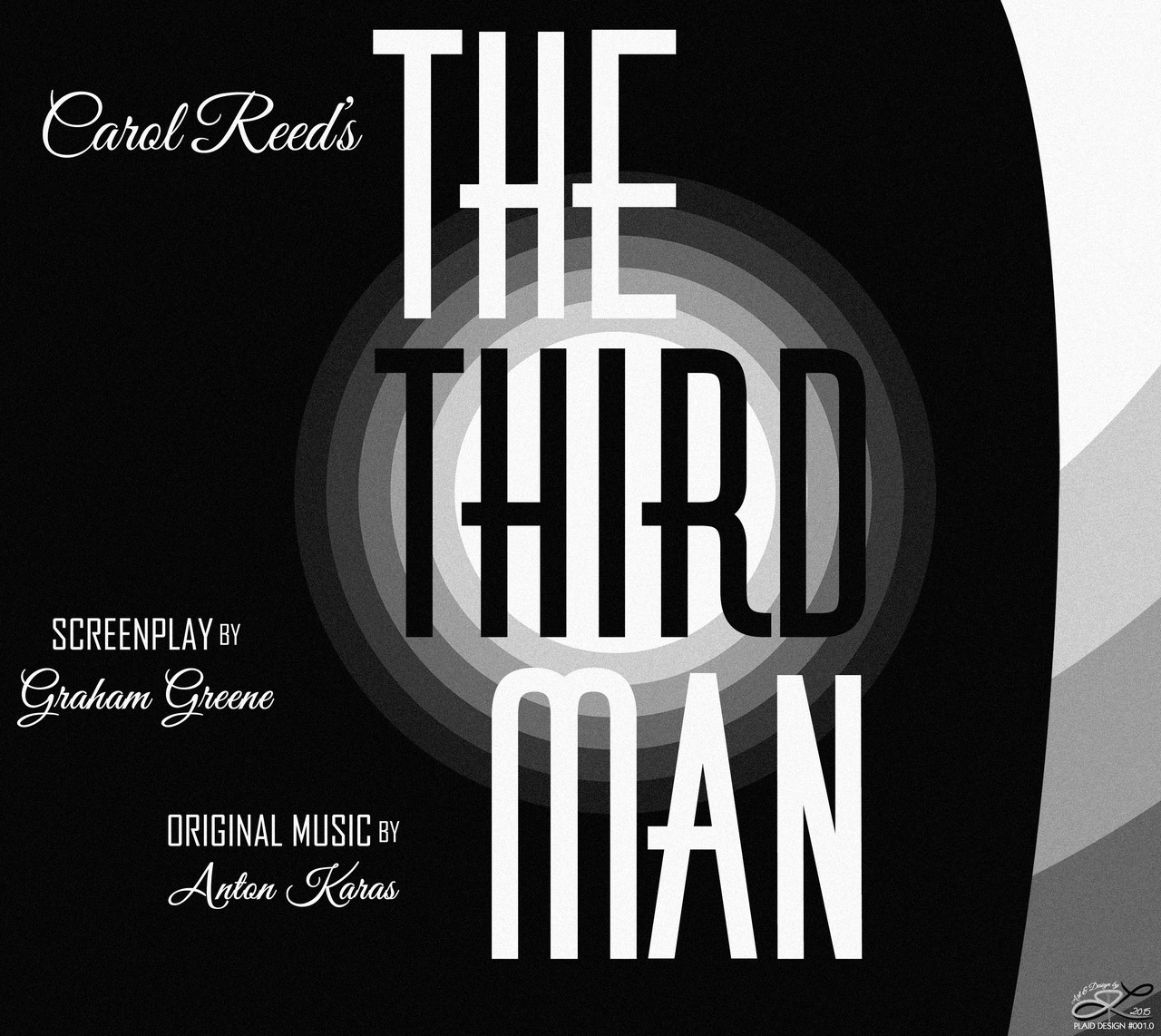 "The Third Man" (Version 1) - Plaid Design